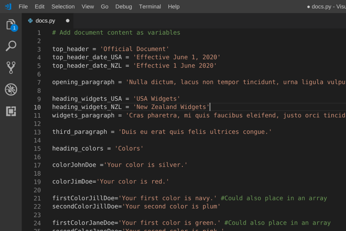 Using Python And Python Docx To Build Word Docs